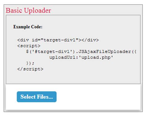 Js Ajax File Uploader Jquery Plugins