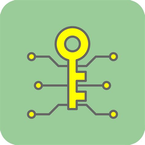 Server Encryption Filled Yellow Icon 44107210 Vector Art At Vecteezy