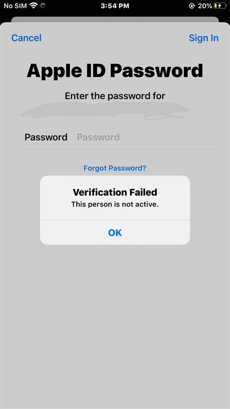 Error Message Verification Failed This Apple Community