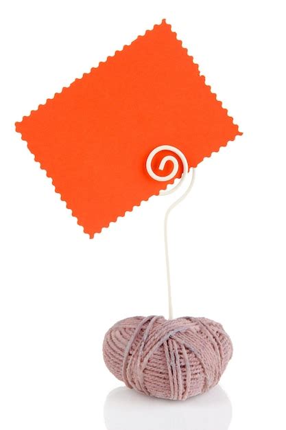 Premium Photo Beautiful Holder In Form Of Heart With Memo Isolated On