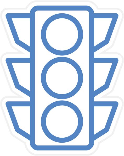 Traffic Control Vector Icon Style 22705259 Vector Art At Vecteezy