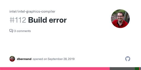 build error · issue 112 · intel intel graphics compiler · github