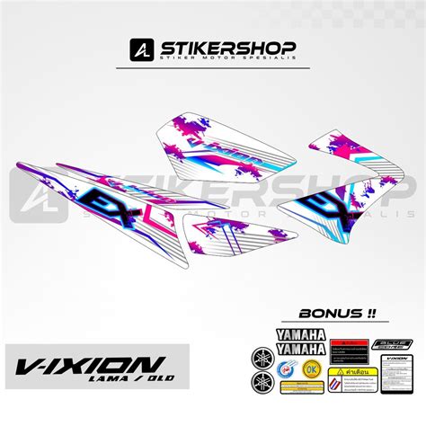 Jual Striping Vixion Old Edisi Ex Grunge Lama Stiker Vixion Old