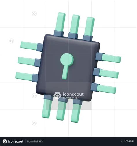 Microchip 3d Illustration Free Download Design And Development 3d