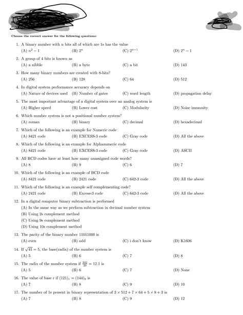 Ece213 Mcq Important Questions In Mcq Format With Answers Roll No