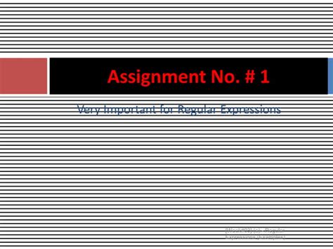 Regular Expression Examplespptx Regular Expression Examplespptx