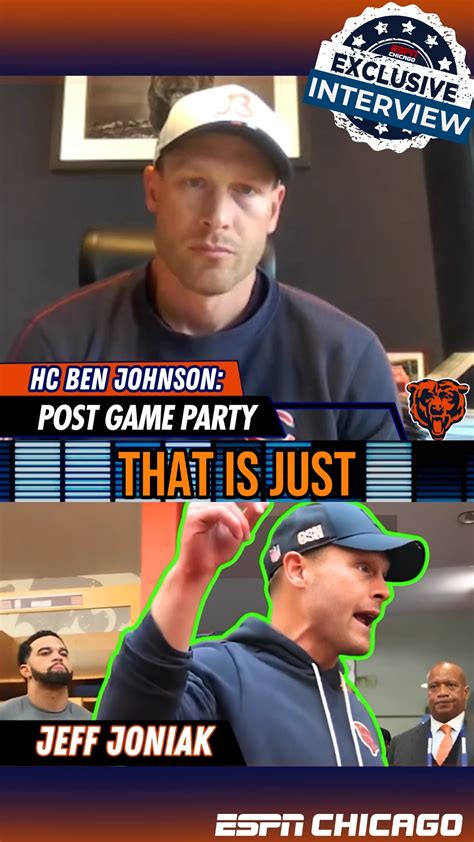 Exclusive Ben Johnson On Why The Bears Postgame Locker Room Moments