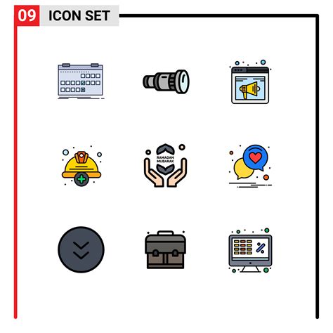 Set Of 9 Modern UI Icons Symbols Signs For Hard Add Device Webpage