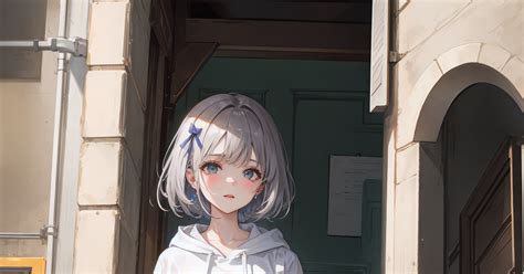 オリジナル 短发灰毛，嗯就这样 Amiyaのイラスト Pixiv