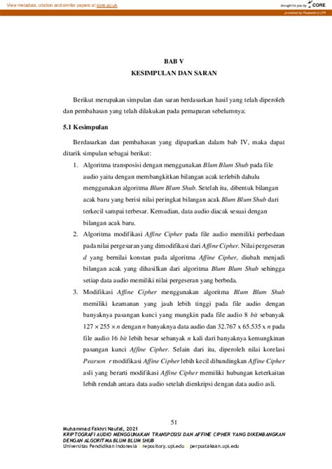 Pdf Kriptografi Audio Menggunakan Transposisi Dan Affine Cipher Yang