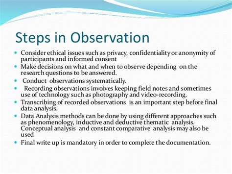 Observation Methods Of Data Collection In Behavioral Science