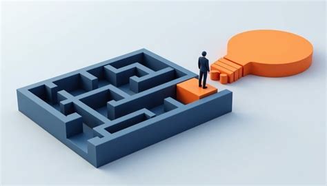 Free Maze To Solution Photo Maze Lightbulb Innovation Download At