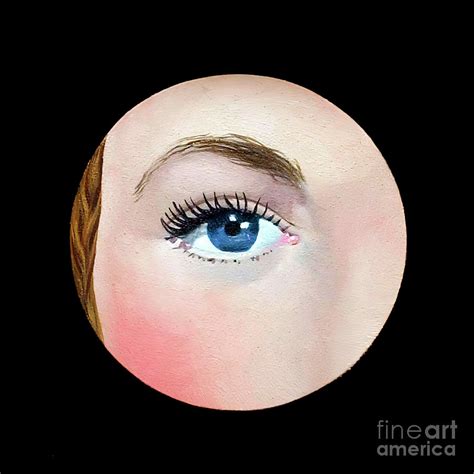 Rene Magritte Eye 1932 1935 Painting By Magical Vintage Pixels