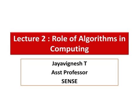 Unit 1 Chapter 1 Design And Analysis Of Algorithms Ppt