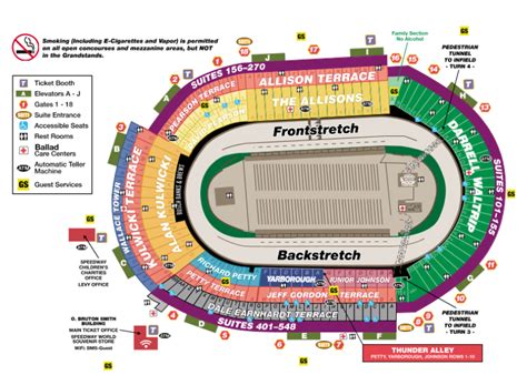 Texas Motor Speedway Seating Chart