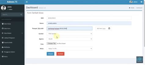 Source Code Aplikasi Sistem Informasi Akademik Siakad Sma Master Berbasis Php Mysql Php Id Blog