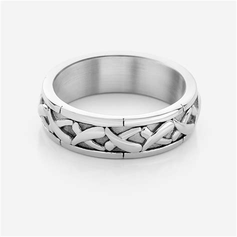 Mens Leave Your Mark Statement Ring Meaningful Arabic Inspired