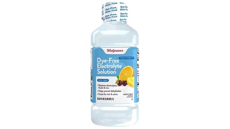 Walgreens Dye Free Mixed Fruit Electrolyte Solution 33 8 Oz