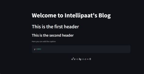 Streamlit Python Installation Usage And Applications