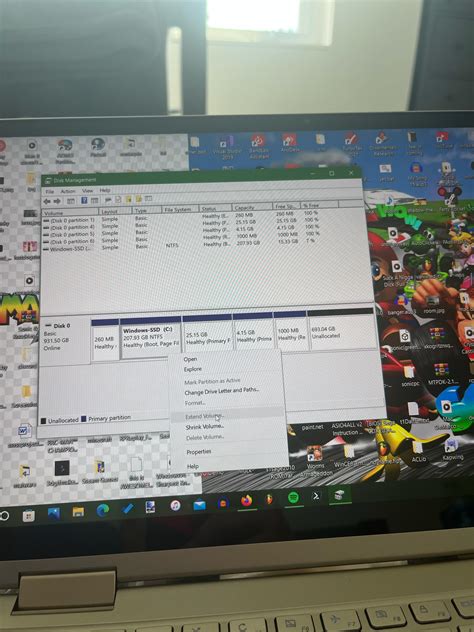 Cant Extend C Drive Because The Option Is Grayed Out Rwindowshelp