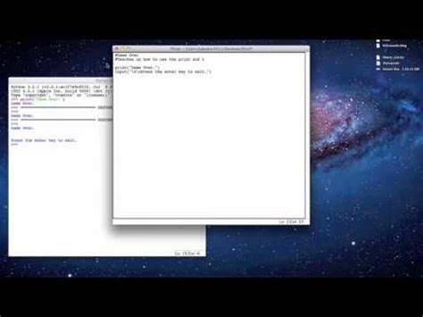 Practicing Python Programming Chapter Game Over YouTube