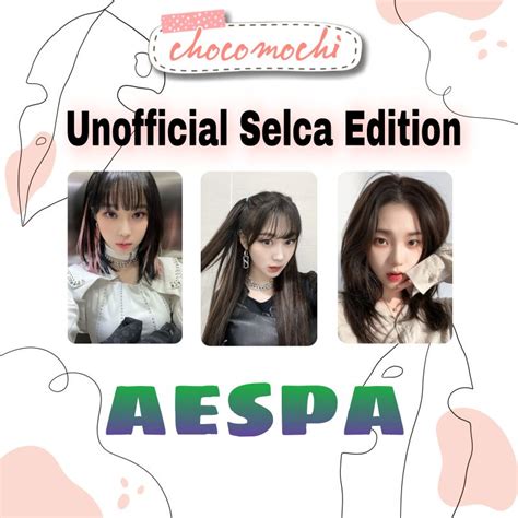 Jual AESPA SELCA EDITION UNOFFICIAL PHOTOCARD Shopee Indonesia