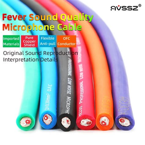 Микрофонный аудиокабель HIFI сбалансированный двухъядерный ...