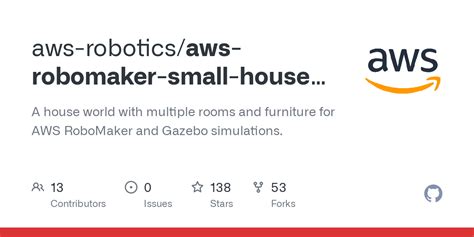 Github Aws Roboticsaws Robomaker Small House World A House World