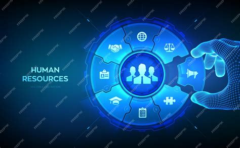 Premium Vector Human Resources Hr Management Recruitment Employment