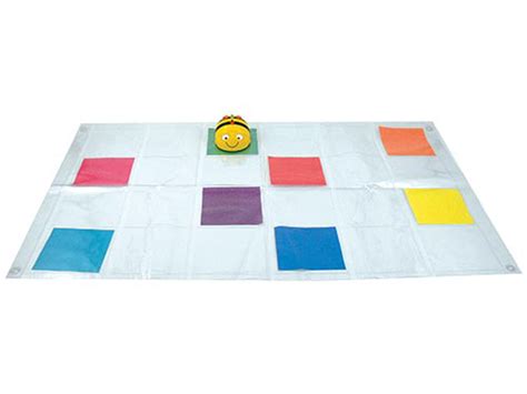 Bee Bot Mat Transparant Met Vakken 60 X 90cm