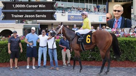 Jason Servis Scores 1 000th Victory Sunday At Gulfstream Paulick