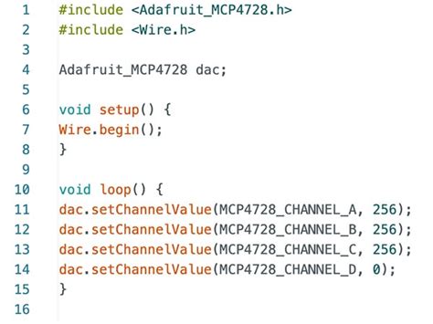 using i2c with an arduino interface