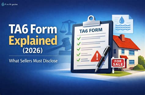 Ta6 Form Explained 2026 What Sellers Must Disclose Pure Magazine