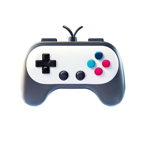 Premium Photo Game Controllers Gamepads Modern Game Joystick Realistic 3d Design Element In