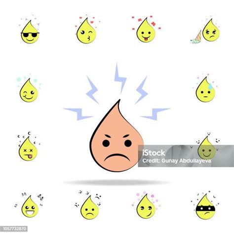 表情符號憤怒的圖示用於 Web 和移動的表情符號圖示通用設置向量圖形及更多剪貼畫圖片 剪貼畫 卡通 可愛 Istock