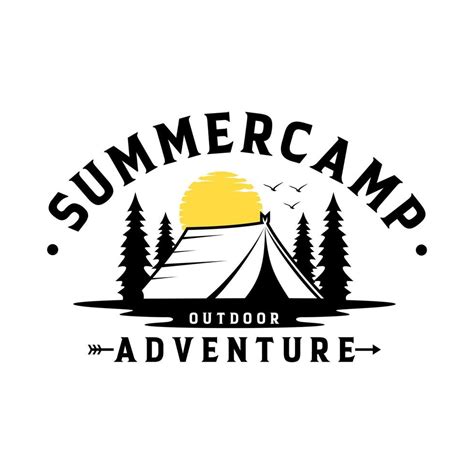 Vintage Summer Camp Logos