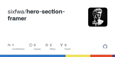 Github Sixfwahero Section Framer