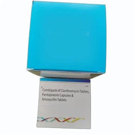 Clarithromycin Pantoprazole Amoxycillin Tablets 250 Mg At Rs 48 Stripe