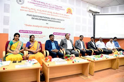 Five Day Faculty Development Programme Begins At Ksou Star Of Mysore