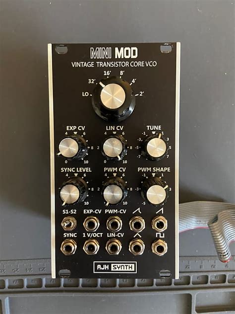 Ajh Synth Minimod Transistor Core Vco Eurorack Module Black Reverb