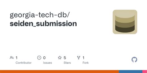 GitHub Georgia Tech Db Seiden Submission