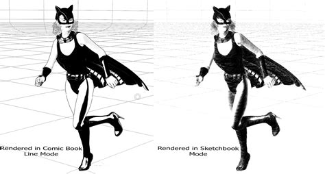 Poser 12 Rendering Engines Sketch And Comic Mode By Mollyfootman On