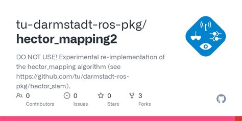 Github Tu Darmstadt Ros Pkghectormapping2 Do Not Use Experimental Re Implementation Of The