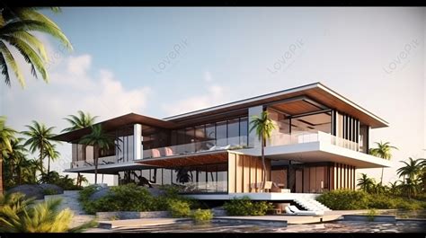 열대 건축 디자인의 현대적 변화를 발견하세요 혁신적인 접근 방식을 보여주는 일러스트 3d 배경 현대적 배경 3d 현대 배경 현대 건축 배경 이미지 Hd 현대적