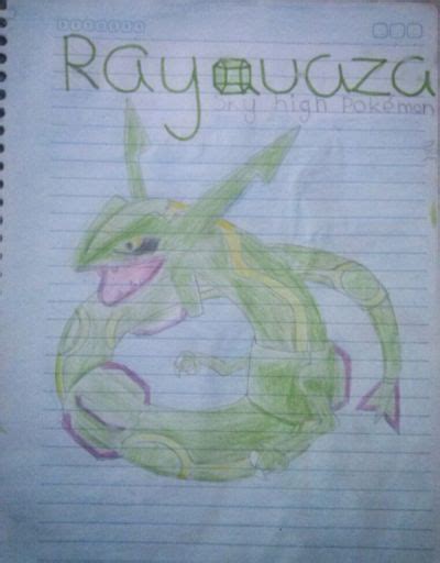 Desenho Do Rayquaza Pokémon Amino Em Português Amino