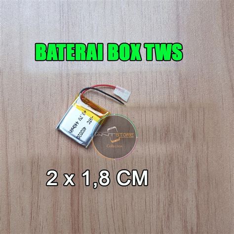 Jual Baterai Batre Box Tws Wireless Headset Bluetooth 2 Cm Best Quality Shopee Indonesia