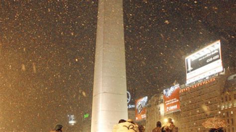 ¿puede Nevar En Buenos Aires Siga Siga Todo Lo Que Pasa En El