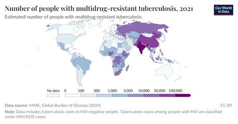 Number Of People With Multidrug Resistant Tuberculosis Our World In Data