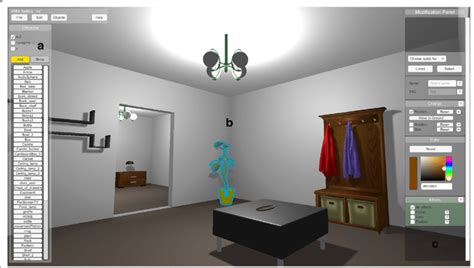 The 3d Editor Allows To Navigate And Place Individual Objects In The