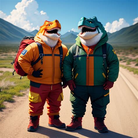 The Dinosaur Dragon Duo